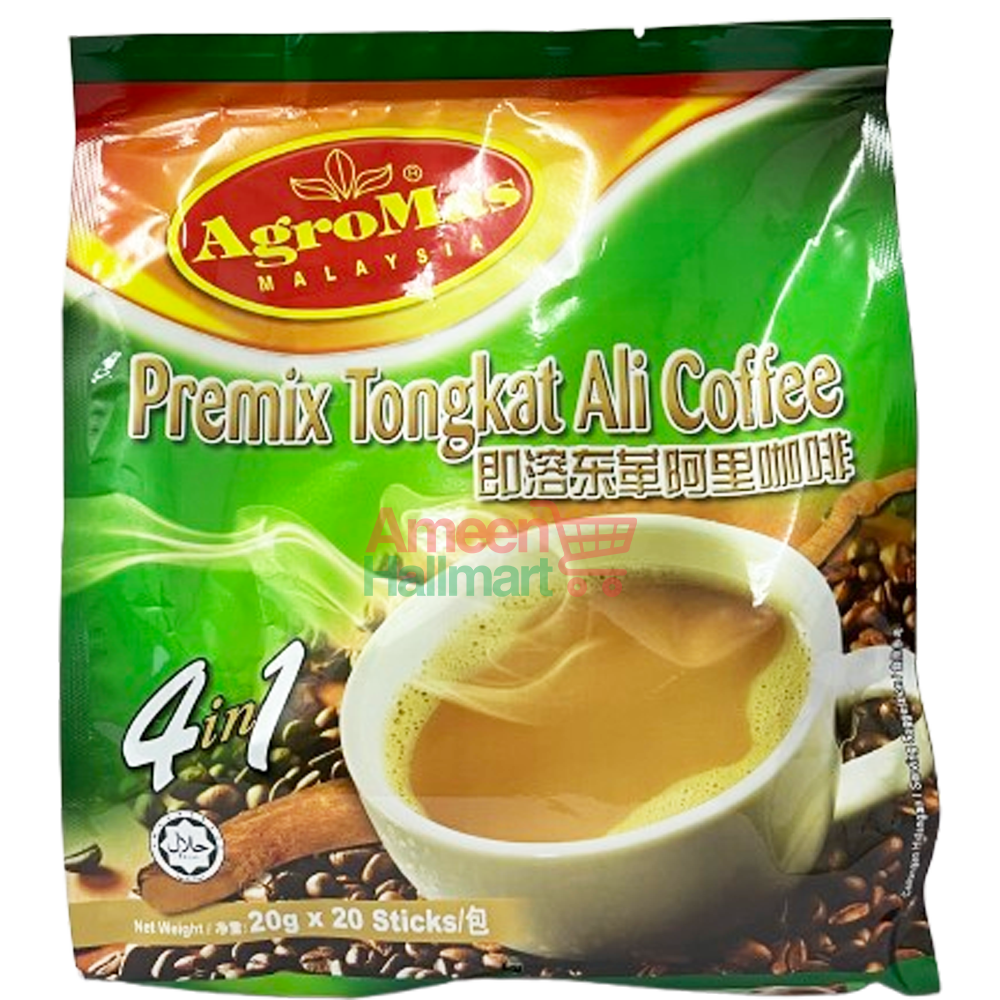 AGROMAS – KOPI PRACAMPURAN TONGKAT ALI 20 STIK X 20G – Ameen Hallmart