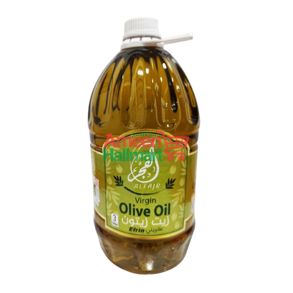 AL-FAJR – VIRGIN OLIVE OIL 3KG – Ameen Hallmart