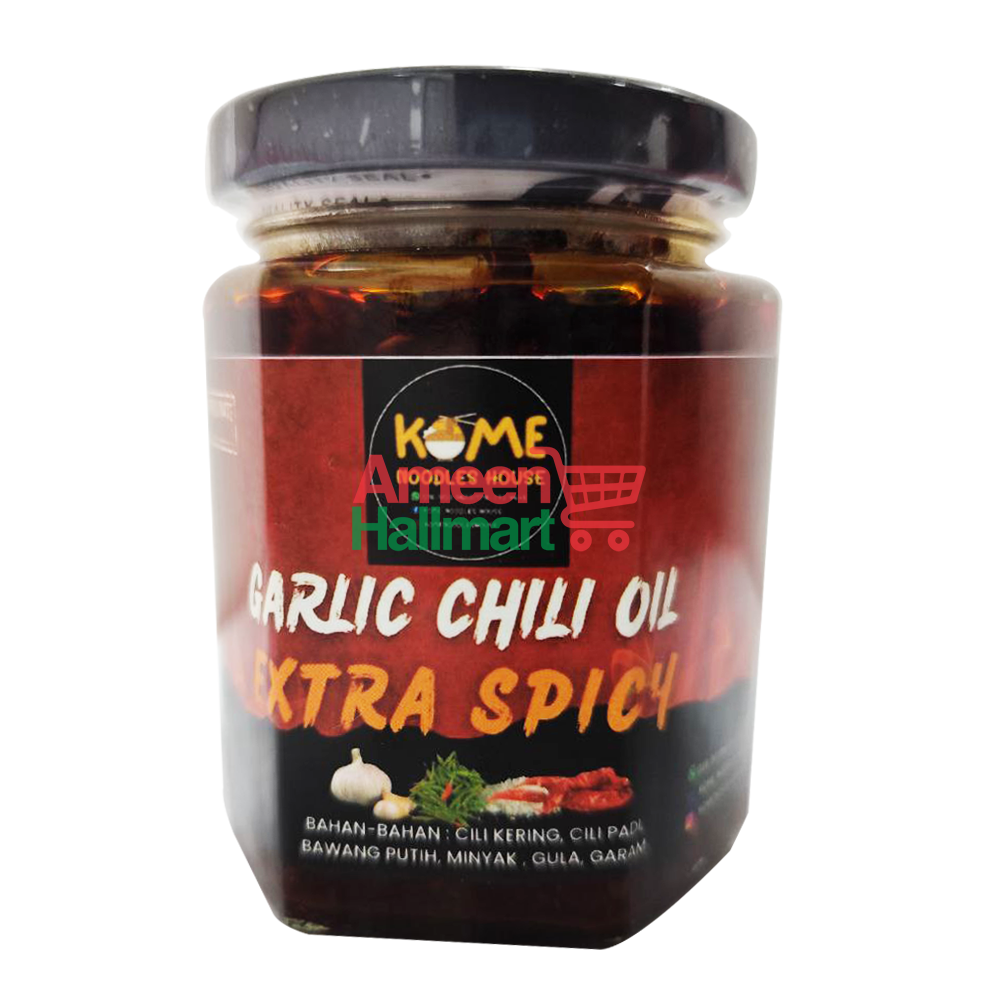 Garlic Chili Oil Extra Spicy 175g – Ameen Hallmart